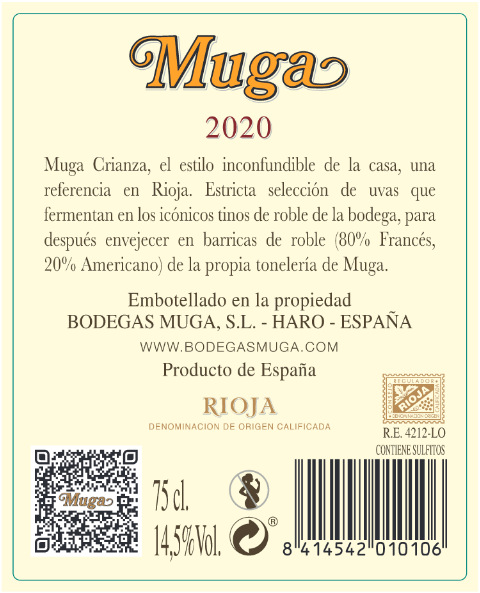 Muga Crianza - Bodegas Muga