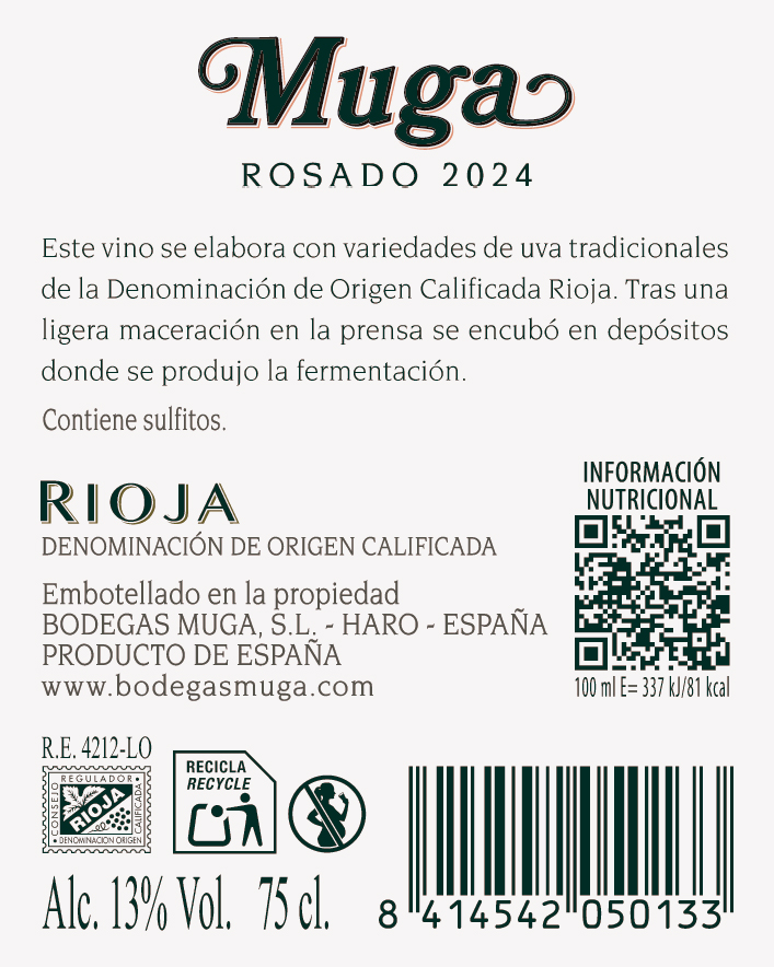 Muga Rosado - Bodegas Muga